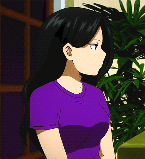 Momo Yaoyorozu Mha Hair Down
