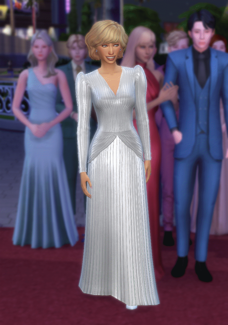 Womanwithouthat — Princess Diana Silver Dress